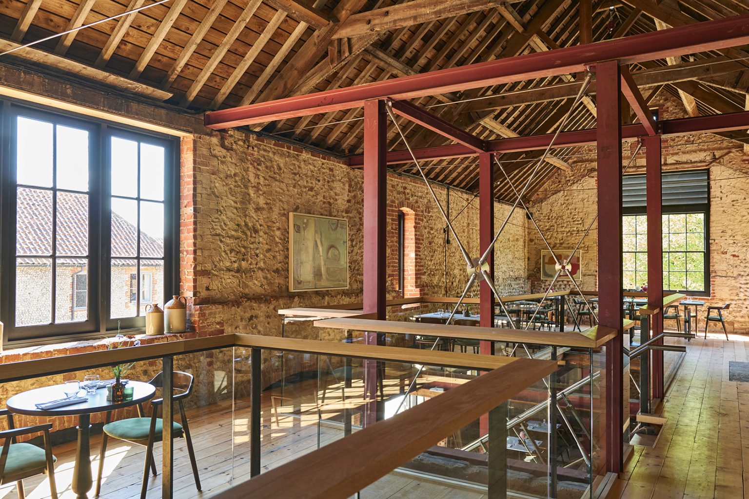 The Grain Store restaurant at The Maltings in Weybourne, Norfolk